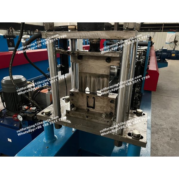 Quality Sectional Garage Door Guide Rail Track Sliding Roll Forming Machine for sale