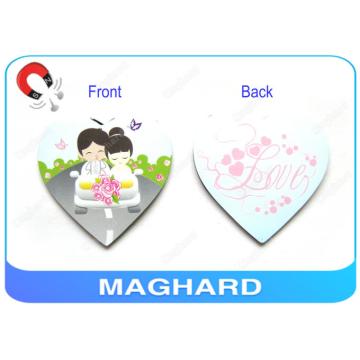 Wedding Gift Magnetic Bookmarks Heart Shaping / Folding Delicate Fancy Book Mark