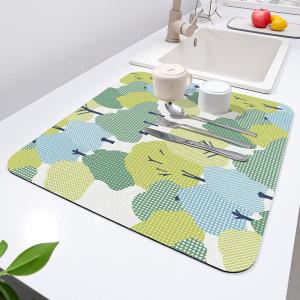 Quality 30*40cm/40*50cm Kitchen Drying Mat for Stone Countertops Customizable and for sale