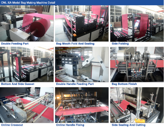 High Output Handbag Making Machine Non Woven Carry Bag Making Machine 12 Sets Ultrasonic