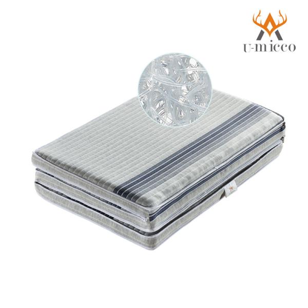 Quality Breathable Mesh Sides Airfiber Tri-Fold Mattress Non-Slip Bottom for sale