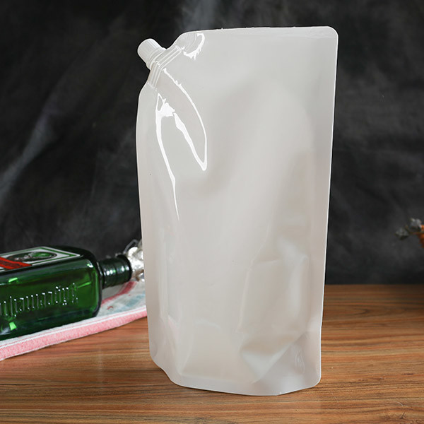 Quality White Hand Sanitizer 60mic Liquid Packaging Pouch Detergent Juice Filling Pouch for sale