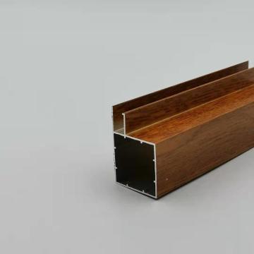 Wood Finish Kitchen Cabinet Aluminium Extrusion Anodising For Israel