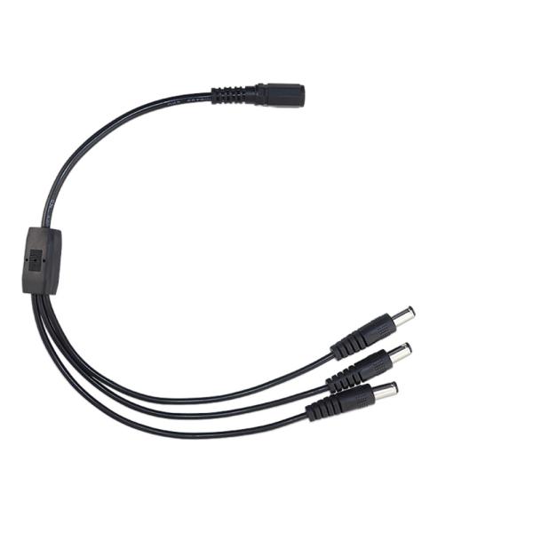 Quality DC5521 DC5525 DC Power Cable Assemblies 5.5×2.5 Mm Plug To Open Power Adapter for sale