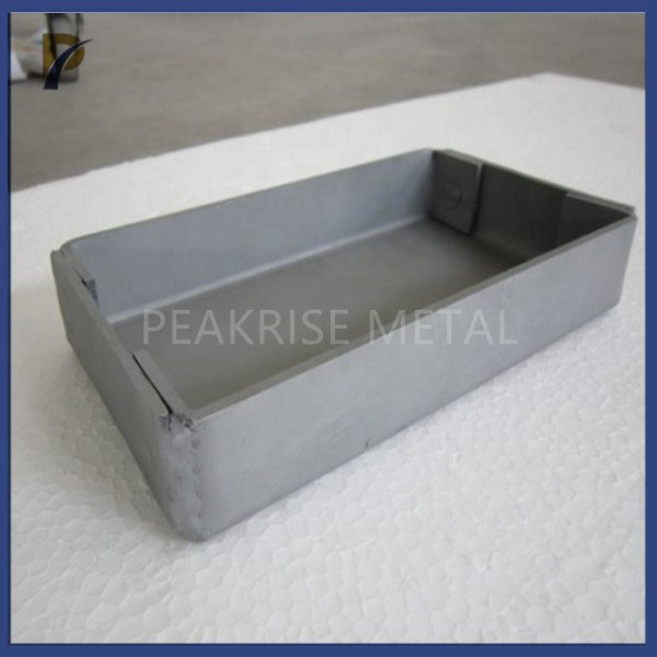 Quality Welding  Tungsten Boat Black Alkaline Washing Finished Tungsten Boat Welding By Tungsten Plates vacuum furnace industry for sale