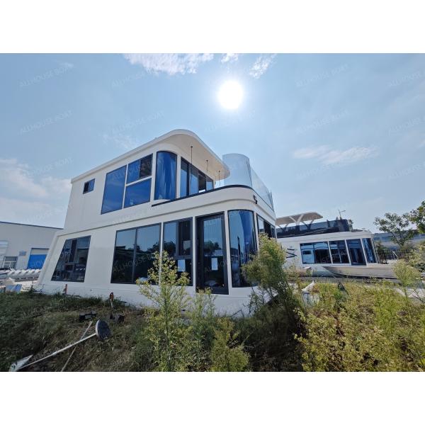 Quality 11.5m Length Aluminum Construction Double Deck Houseboat with Removable Upper for sale
