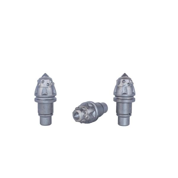 Quality Round Shank Chisel Bit with Carbide Auger Teeth / Rock bullet tooth for sale