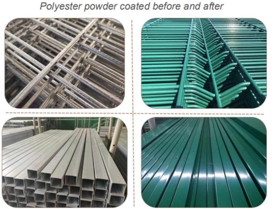 curved mesh fence panel
