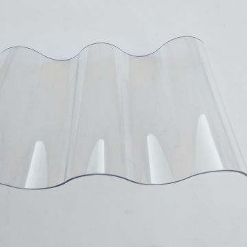 Quality 6mm 8mm Polycarbonate Corrugated Sheet Ultra Strong UV Protection for sale