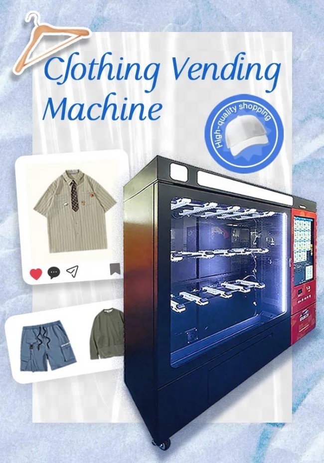 Automated Clothes Vending Machine Sell Socks T-Shirts Jeans & Shoes 24/7