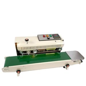 Quality Automatic Continuous Band Sealer for Plastic and Aluminum Foil Bags in Garment for sale