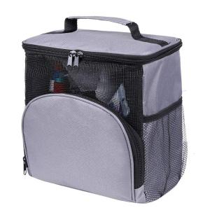 Quality Custom Logo Large 300D Oxford Makeup Toiletry Bag Mesh Hanging Travel For Women for sale
