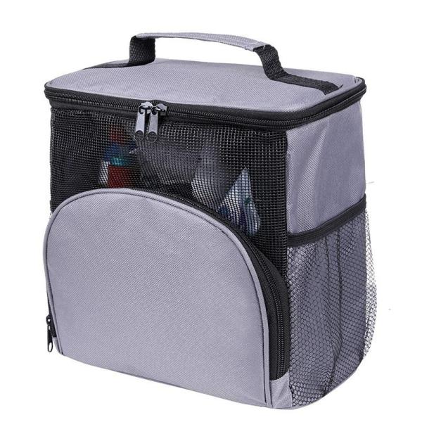 Quality Custom Logo Large 300D Oxford Makeup Toiletry Bag Mesh Hanging Travel For Women Mens Wash for sale