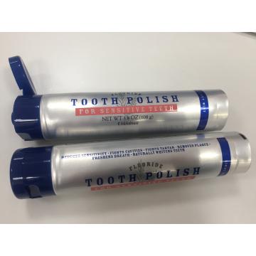 Toothpaste / Cosmetic Silver 108g-D35mm Laminate Tube With Glossy Varnish