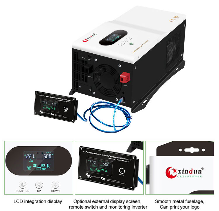 motorhome inverter charger lcd display