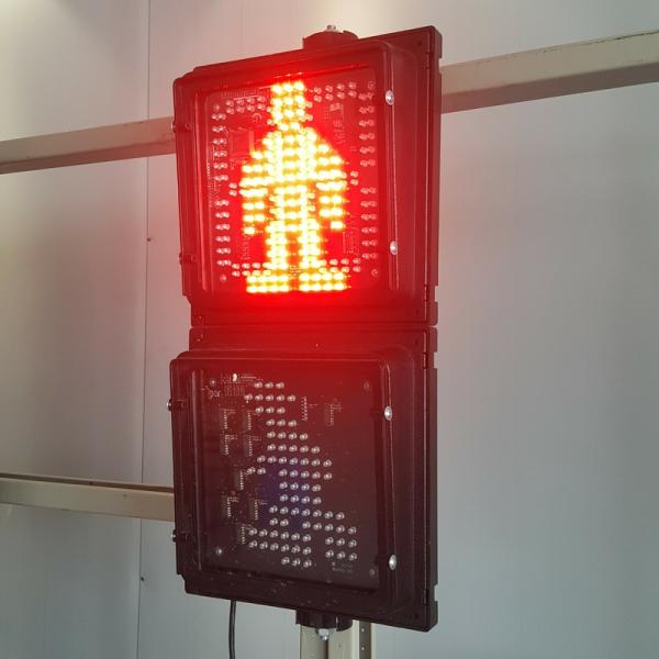 Quality 200MM Last Speed ​​2-Aspect RG Pedestrian With R/Y Countdown Timer Road Traffic for sale