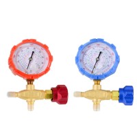 Quality Single Digital Pressure Gauge With Sight Glass For Air Conditioning Charging for sale