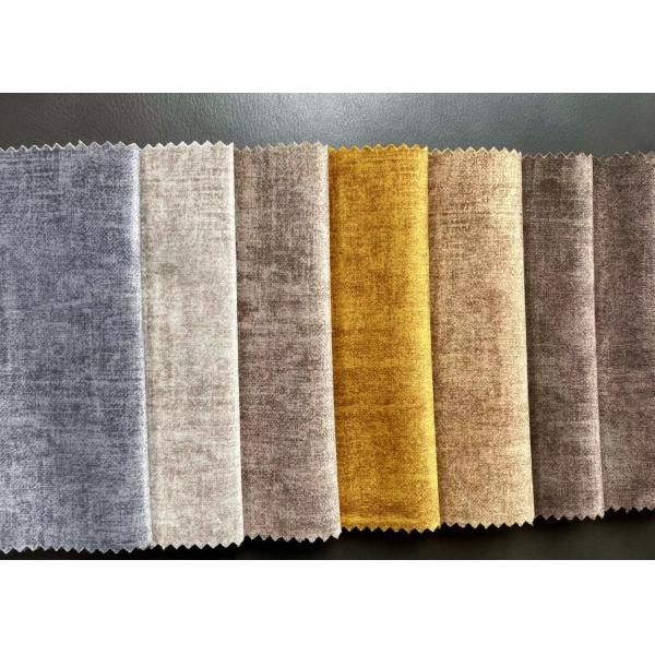 Quality Woven Suede Sofa Fabric , 330gsm Heavy Microsuede Fabric for sale