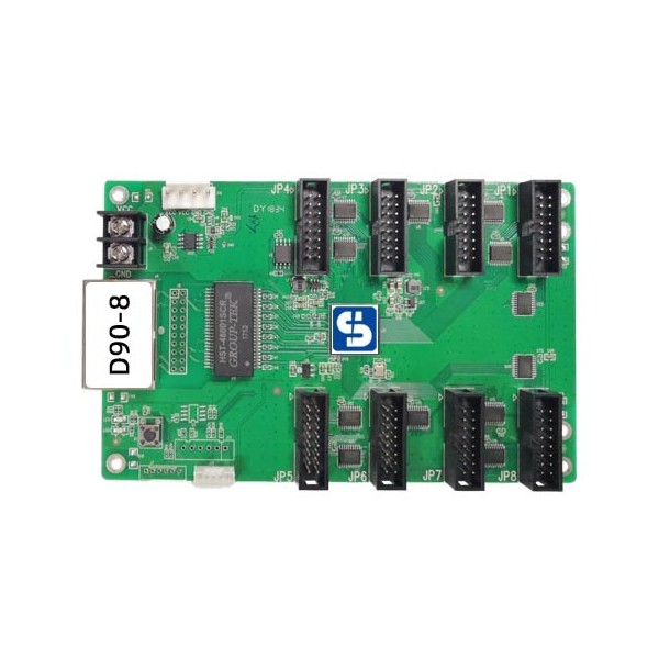 Quality Universal Acceptance Card D90-8 with 8 HUB75E Interfaces 32 Scans Support LedSet3.0 for sale