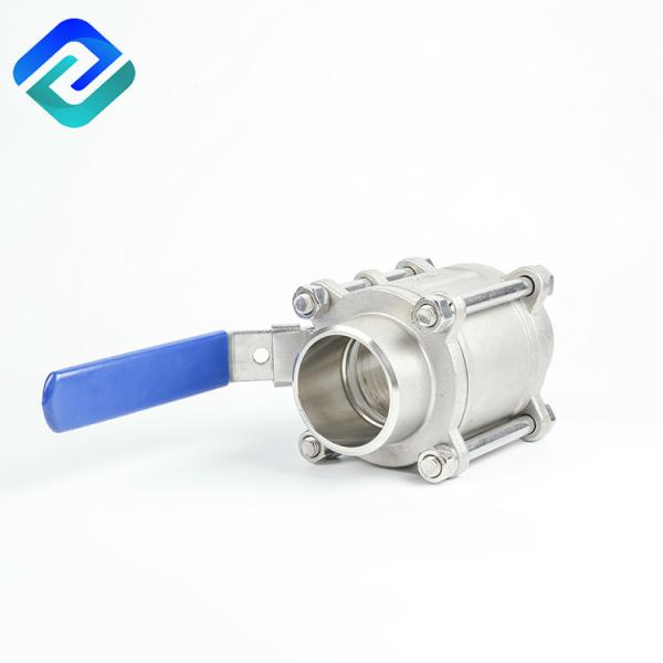 Quality Thread Parallel BSPP Welding Ball Valve DN50 Full Bore for sale