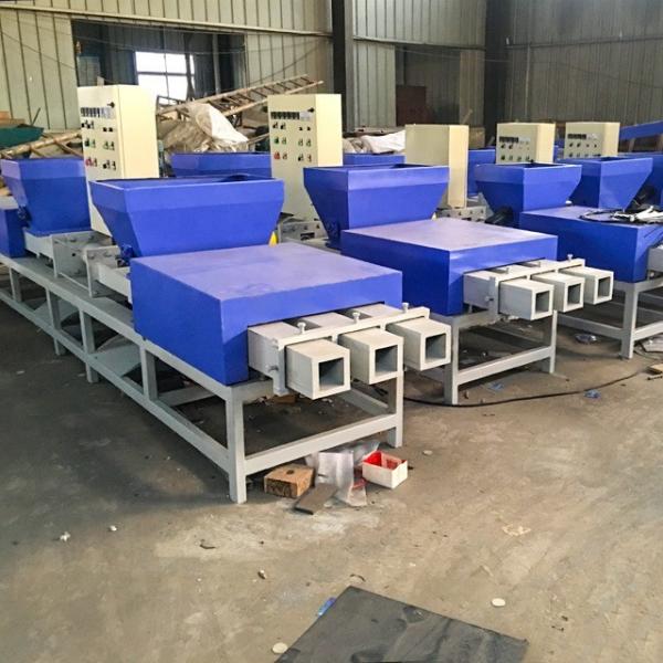 Quality Create Perfect Wood Pallet Blocks with Automatic 2 Head Machine and Sawdust for sale