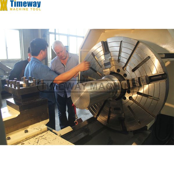 Quality AL-1600B Heavy Duty Horizontal Lathe Machine With 12 Spindle Speed Options for sale