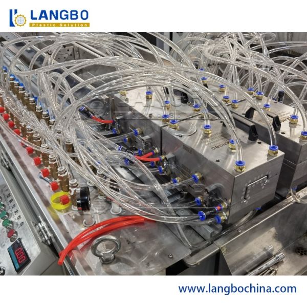 Quality High Output PVC Profile Extrusion Line 300MM Profile Size 250KG/H Capacity for sale