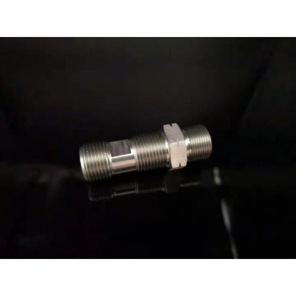 Quality Stainless Steel CNC Connector Parts Hydraulic Motor Hydraulic Pump Pipe Fitting for sale