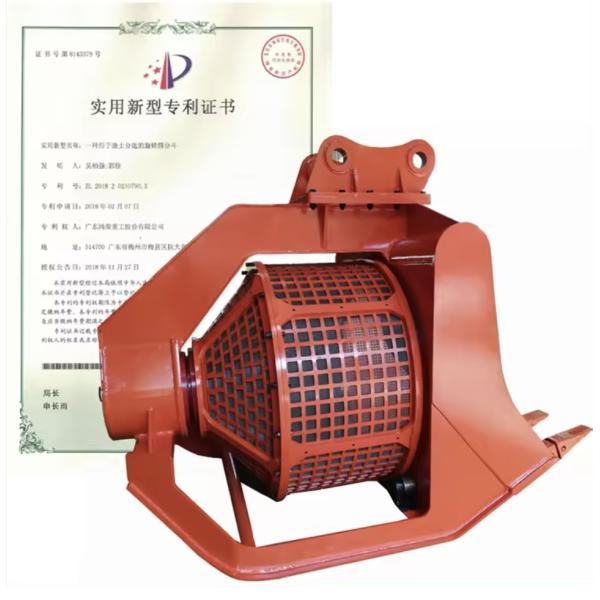 Quality High Screening Efficiency Excavator Soil Screener OEM ODM for sale