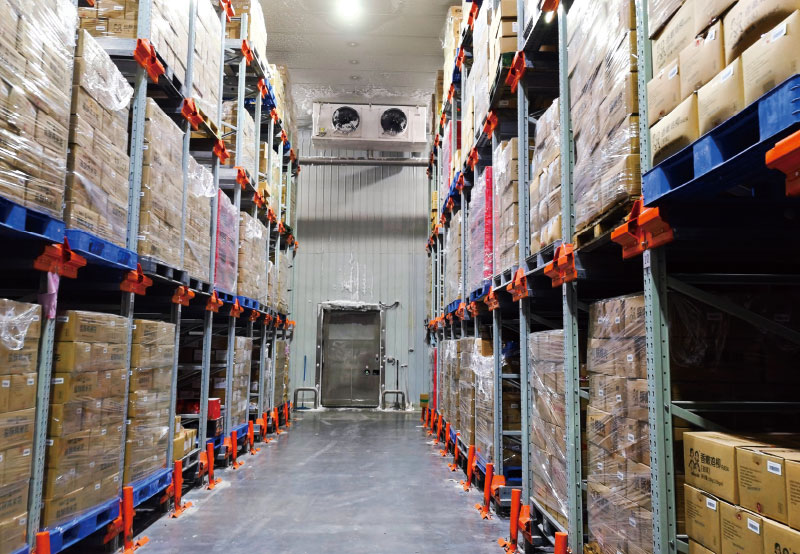 Radio Shuttle Racking For Cold Storage Warehouse