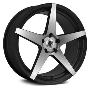 Quality 17" 18" 5 Spokes concave rim black machined for sale
