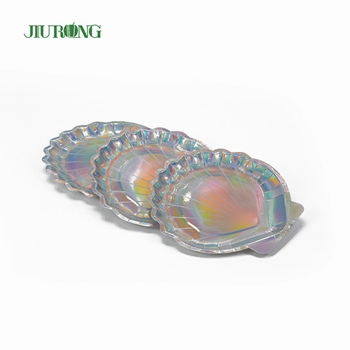 Quality Disposable Bamboo Biodegradable Paper Plates Recyclable round dia 23cm for sale