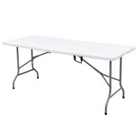 Quality Modern Design 6FT Plastic Folding Table for Easy Carrying at Outdoor Garden for sale