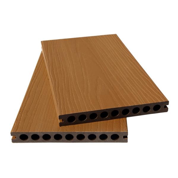 Quality Maple 200*24mm Capped Composite Decking Environmentally Friendly Anti UV for sale