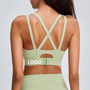 Quality 95 percent Nylon Gym Sport Bra , M And S High Impact Sports Bra In Various for sale