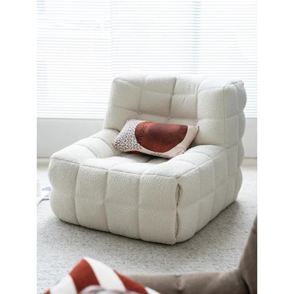Quality Classic Fashionable Waffle Fabric Sofa Hotel Retro Snuggle Chair for sale