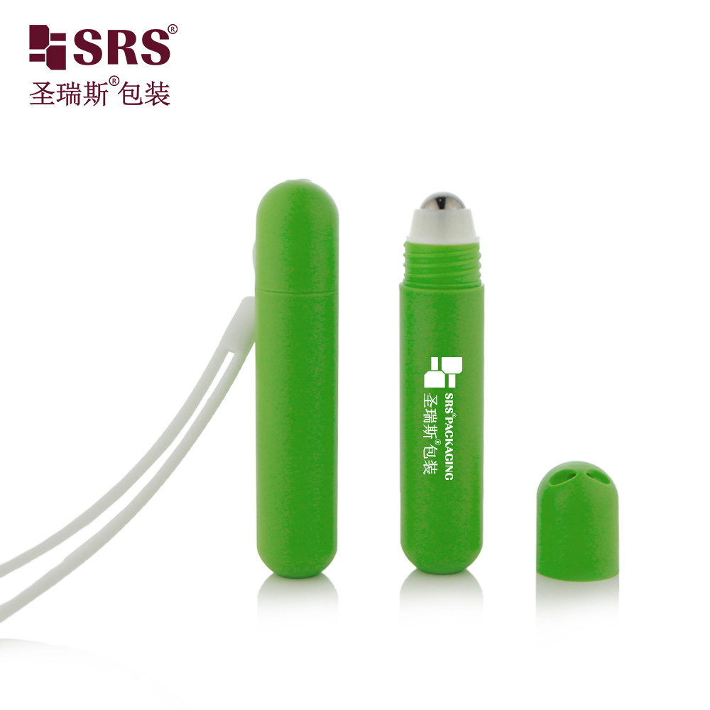Quality RPPG 25ml Round Bottom Plastic PP PCR Recycled Antiperspirant Liquid Roller for sale