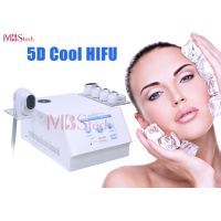 5 Cooling Cartridges Cold Skin Painless Face Lifting 5D HIFU