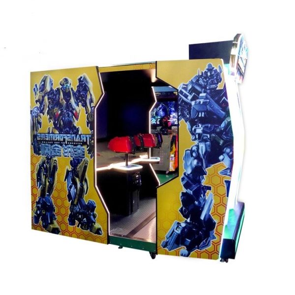 Quality Playfun Arcade Transformers Gun Shooting Coin Operated Game Machine for Kids and for sale