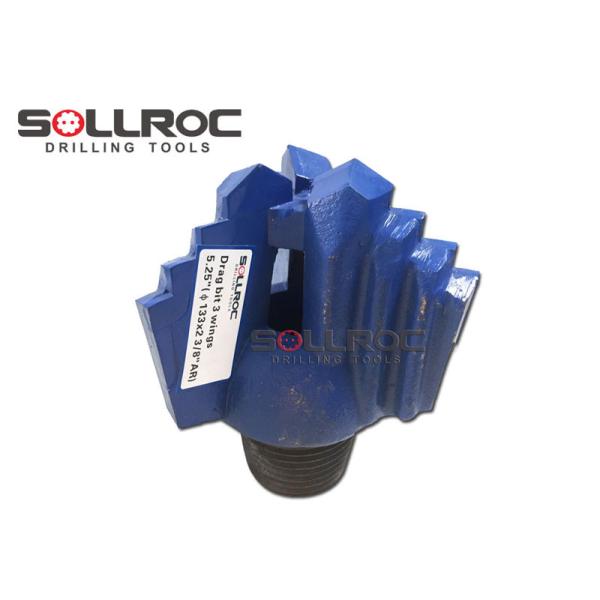 Quality API Thread Three Wings Step Drag Drill Bits With Tungsten Carbides for sale