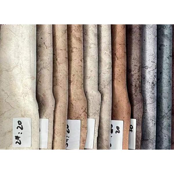 Quality Suede Sofa Fabric Embossed Bronzing Upholstery For Car Cover for sale