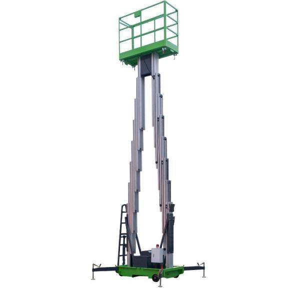 Quality Durable Double Mast Mobile Vertical Lifting Platform For 8m Platform Height for sale