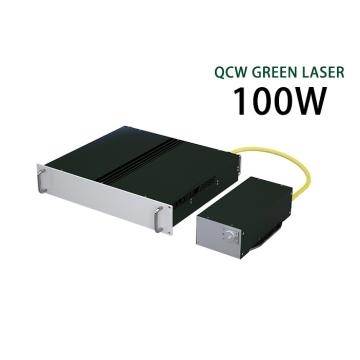 Quality 5MHz 100W Green Fiber Laser QCW Single Mode Nanosecond for sale