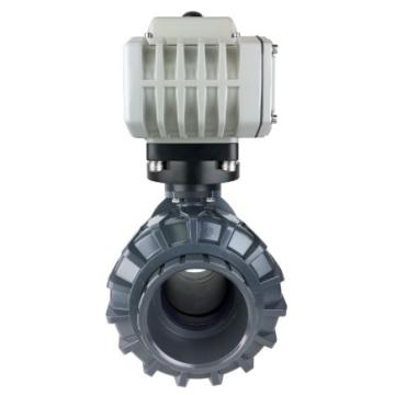 Quality DCL CSA Modulating Electric 200Nm PVC Control Valve for sale