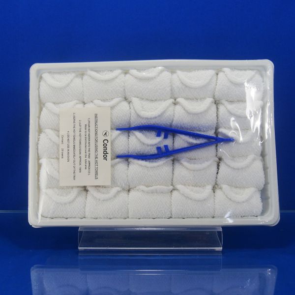 Quality Refreshing bleach cotton disposable cold towels for airline for sale