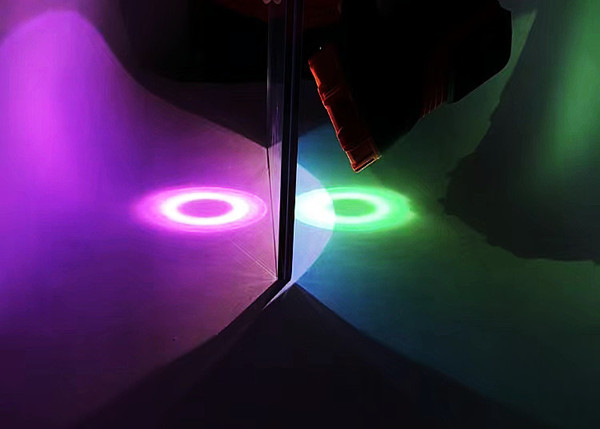 Quality Flat Color Change Dichroic Glass for sale