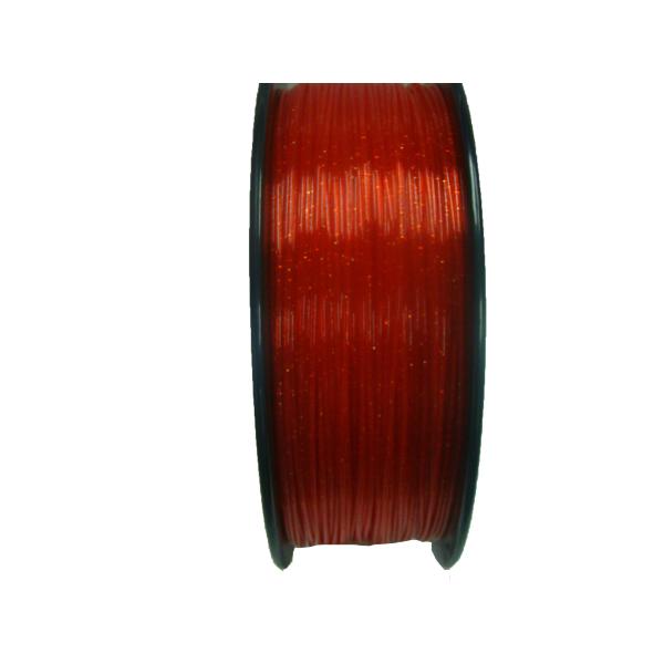 Quality Flexible 3D Printer Filament Twinkling 3mm 1.75mm Red Filament 1.3Kg / Roll for sale