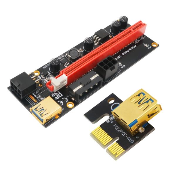 Quality PCI-E Riser Extender Card 1X 4X 8X 16X Interface 45x130mm for sale