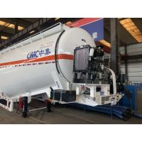 Quality CIMC Three-axle 60-ton tank Car With diesel Engine Set Rigidity and Strength for sale