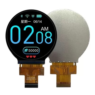 Quality SPI Interface 1.54 Inch IPS Round TFT LCD Display 240(RGB)×240 for sale
